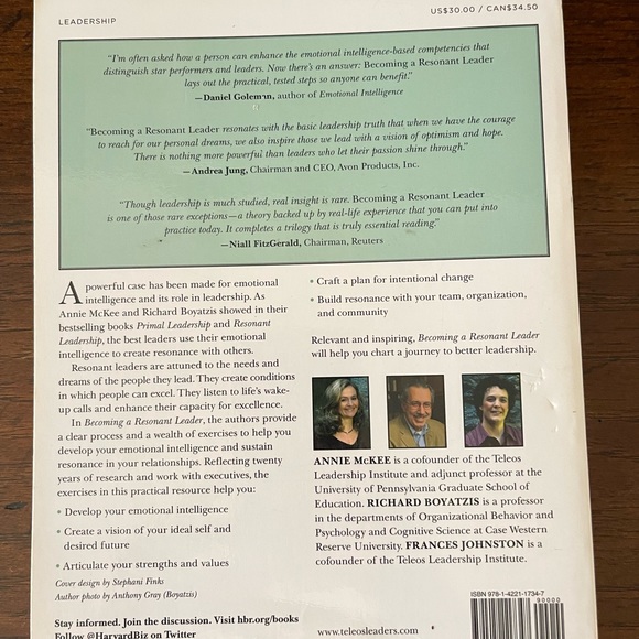 Other | 2 Books Becoming A Resonant Leader And The Psychology Of Sales ...